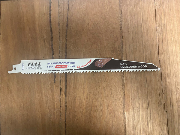 Reciprocating Saw Blades | Full Chisel