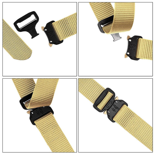 Mens Canvas Belt Military Tactical | Full Chisel